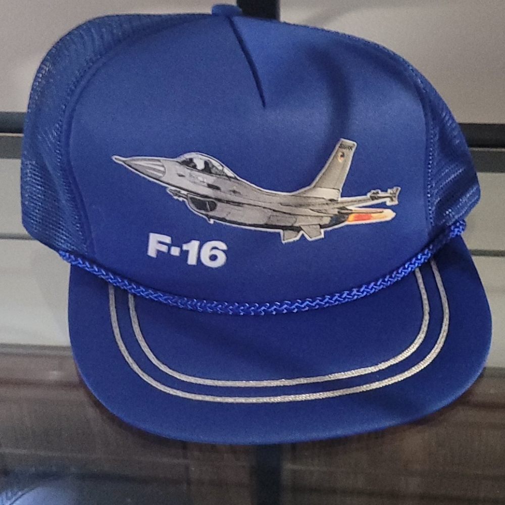 F-16 Jet Hat Vintage - Gem